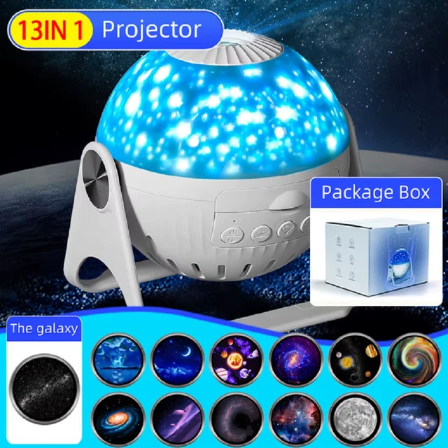UPGRADE 13 IN 1 Starry Sky 4K HD Planetarium Galaxy Projector PRO Lamp ...