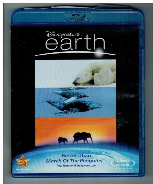WALT DISNEY NATURE EARTH 2-disc BLU RAY dvd set 2009 James Earl Jones ...