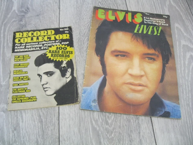 ELVIS PRESLEY RARE Collection-Elvis Lives Magazine 1978 & Record ...