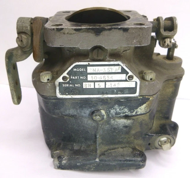 MARVEL SCHEBLER MA-3SPA, 10-4654 Series, Aircraft Carburetor £176.86 ...