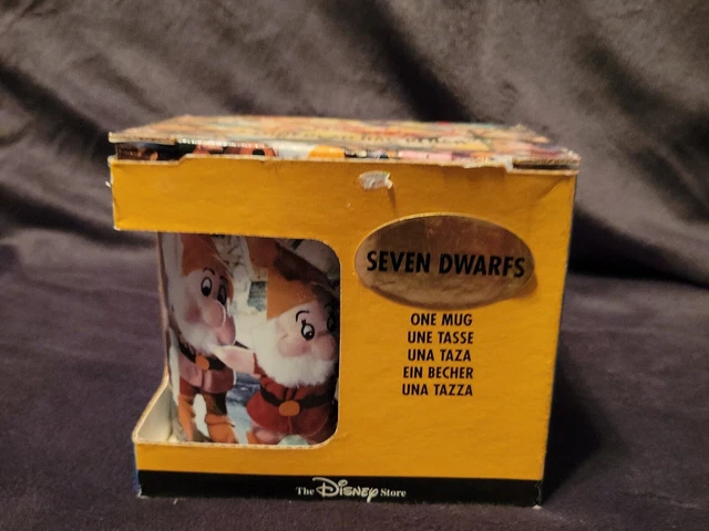 Disney Seven Dwarfs Mug Mini Bean Bag Plush Ceramic Coffee Mug £11 30