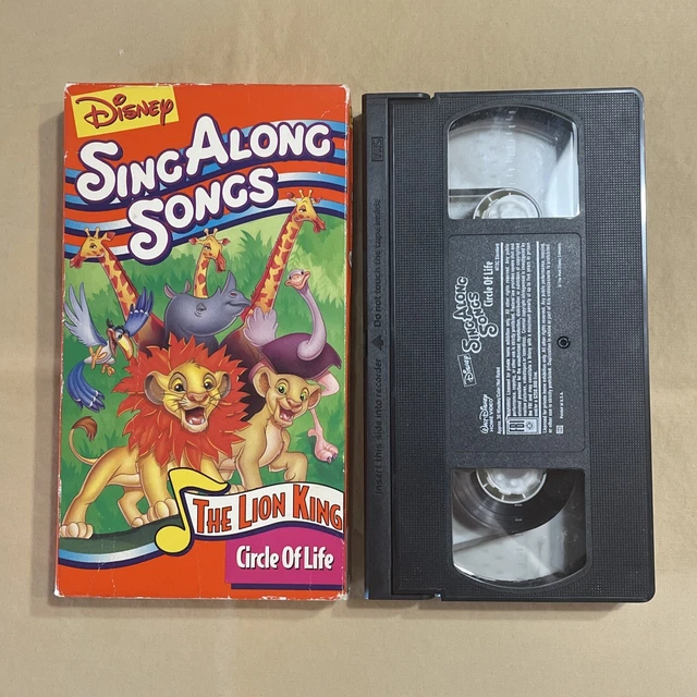 VINTAGE SEALED SING A Long Song The Lion King Circle of Life Disney VHS ...
