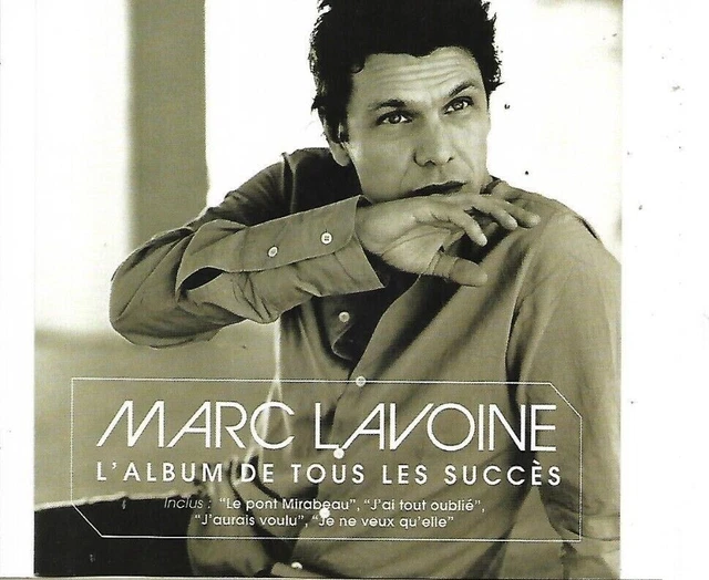 CD MARC LAVOINE L'Album De Tous Les Succès EUR 7,00 - PicClick FR