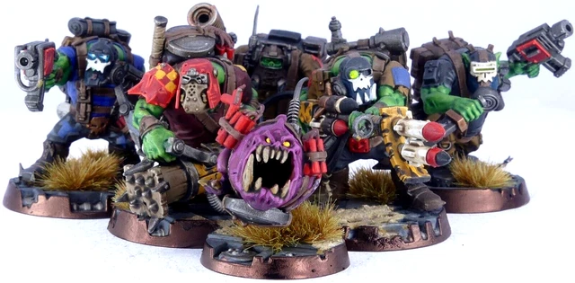 WARHAMMER 40K ORKS Evil Sunz Kill Team Kommandos (6 modelli ...