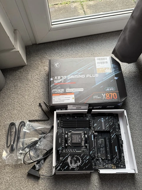 X870 GAMING PLUS WIFI MOTHERBOARD, AM5 Ryzen 9000 series support £160. ...