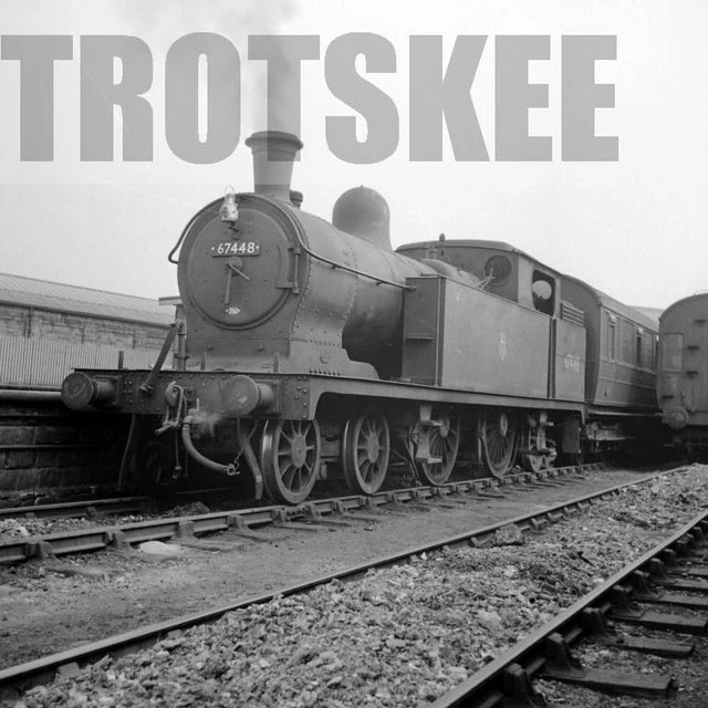 LARGER NEGATIVE BR British Railways Steam Loco 67448 Class C14 ...