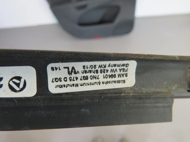 VW SHARAN 7N molding window shaft cover driver's door A43641 7n0837475d ...