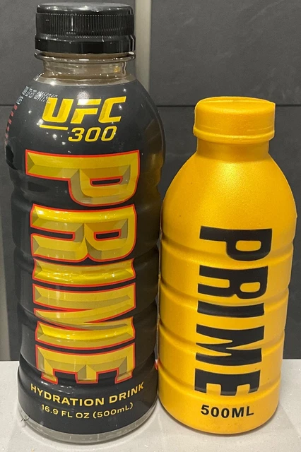 PRIME HYDRATION UFC 300 & Prime Golden Squishy Rare USA Import New ...