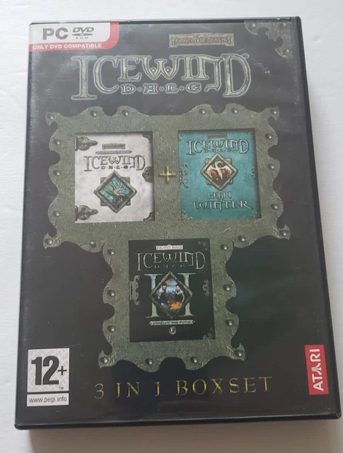 FORGOTTEN REALMS: ICEWIND Dale 3 In 1 Boxset - PC DVD-Rom Game 2001 EUR ...