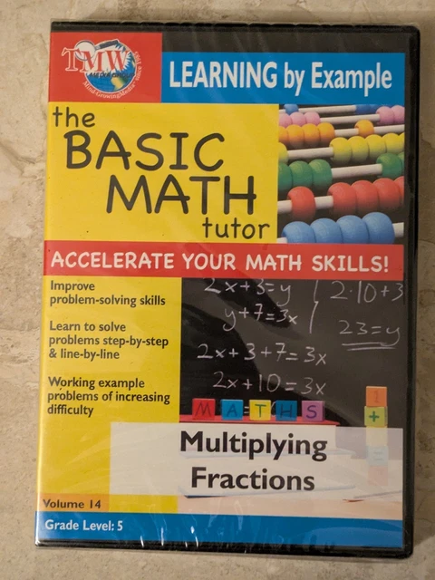 THE BASIC MATH Tutor: Multiplying Fractions (DVD) *NEW & SEALED* -freepostage £9.98 - PicClick UK