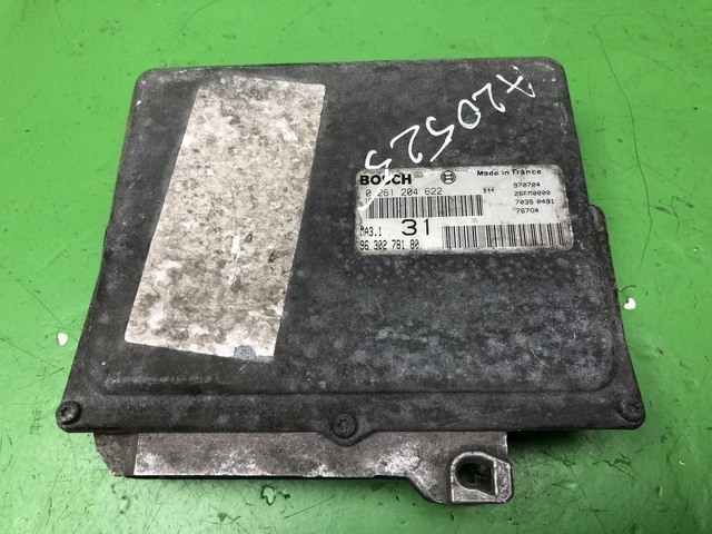 PEUGEOT 106 CITROEN SAXO ECU 1.1 Engine ECU 9630278180 Bosch 0261204622 ...