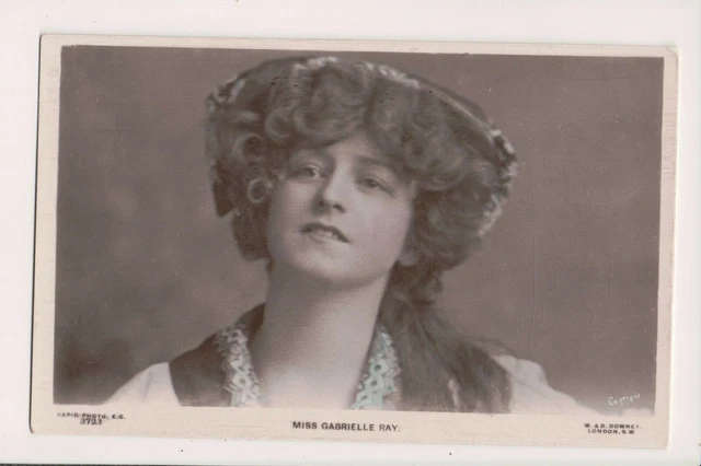 VINTAGE POSTCARD GABRIELLE Ray English stage actress, dancer Edwardian musical $12.49 - PicClick CA
