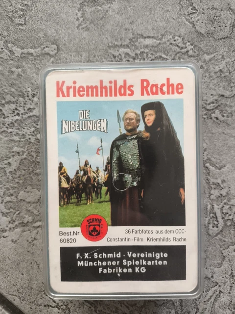 KRIEMHILDS RACHE DIE Nibelungen Quartett FX Schmid 36 Karten Original alt antik EUR 25,00 ...