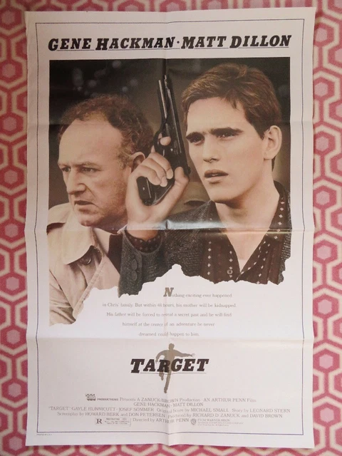 TARGET US ONE Sheet Poster Gene Hackman Matt Dillon 1985 £11.39 ...