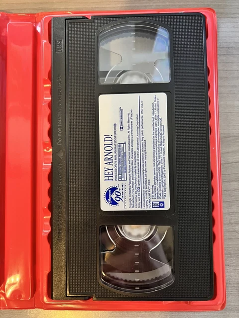 HEY ARNOLD! THE Movie (VHS, 2002) Red Clamshell Nickelodeon Movies £1. ...