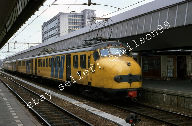 35MM DUTCH RAILWAY Slide - NS Electric Multiple Unit Train at Rotterdam ...