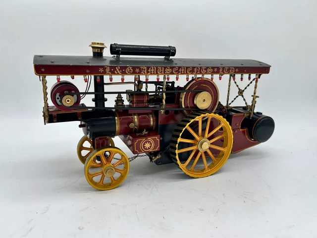 LIVE STEAM D.R. Mercer Showmans Traction Engine Scale Model with Gas ...
