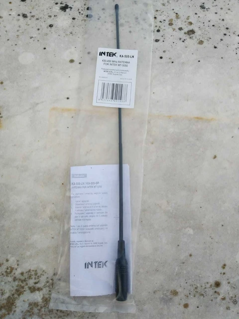 ANTENNA INTEK KM-505-LN PER RTX LPD PMR 149 CH 4W INTEK MT-5050 ...