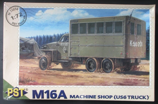 PST MODEL 1/72ND Scale M16A Machine Shop Truck Kit No. 72056 - Open Box ...