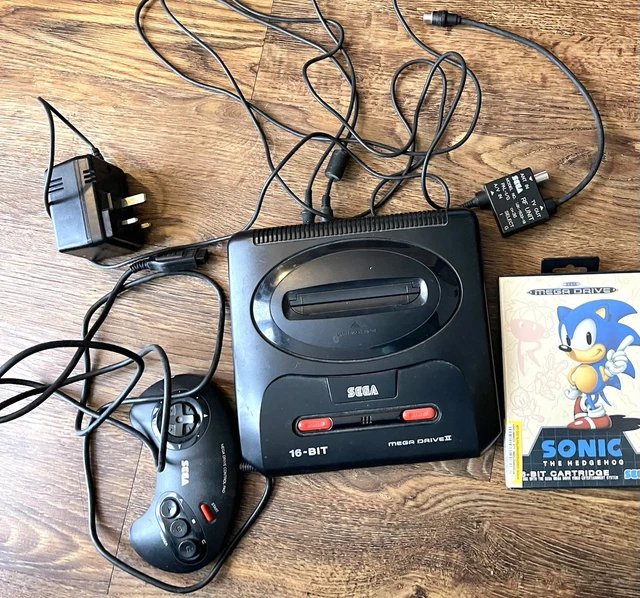 SEGA MEGA DRIVE 2 Console, Controller plus sonic the hedgehog £44.40 ...