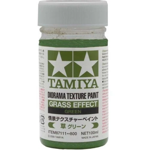 TAMIYA TEXTURE PAINT Grass Effect Green Diorama Bottom 100Ml Art 87111 ...