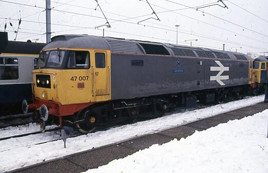 ORIGINAL COLOUR SLIDE of 47007 BR class 47 diesel loco £1.99 - PicClick UK