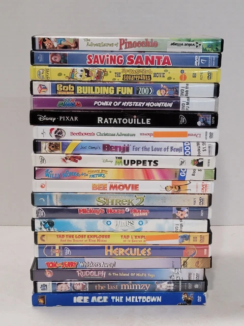 20 KIDS DVD Lot - Disney, Animated, Children, Family DVDs £13.27 ...