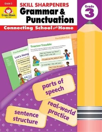 SKILL SHARPENERS: GRAMMAR & Punctuation, Grade 3 Workbook (Tascabile ...