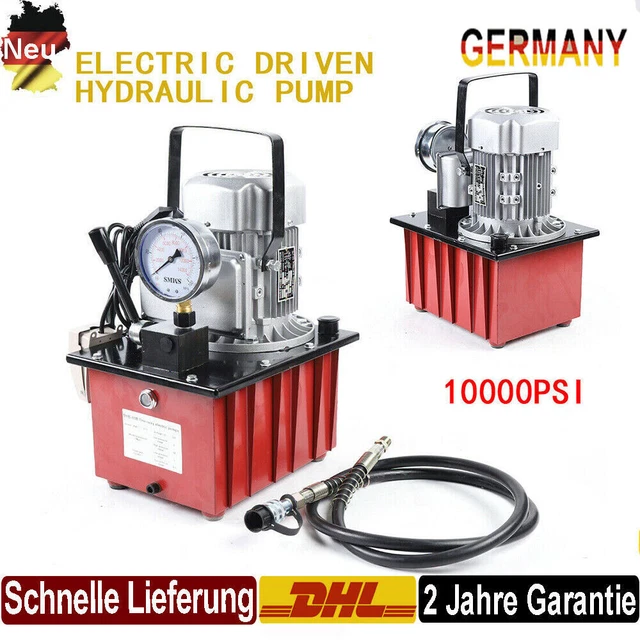 700BAR 750W ELEKTRISCHE Elektrohydraulikpumpe Mit Manuelle Ventil ...