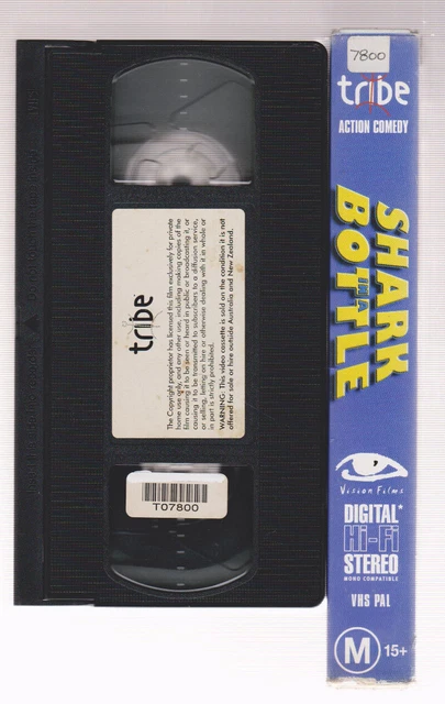 RARE VHS VIDEO Tape Big Box Ex-Rental Shark in a Bottle Danny Nucci ...