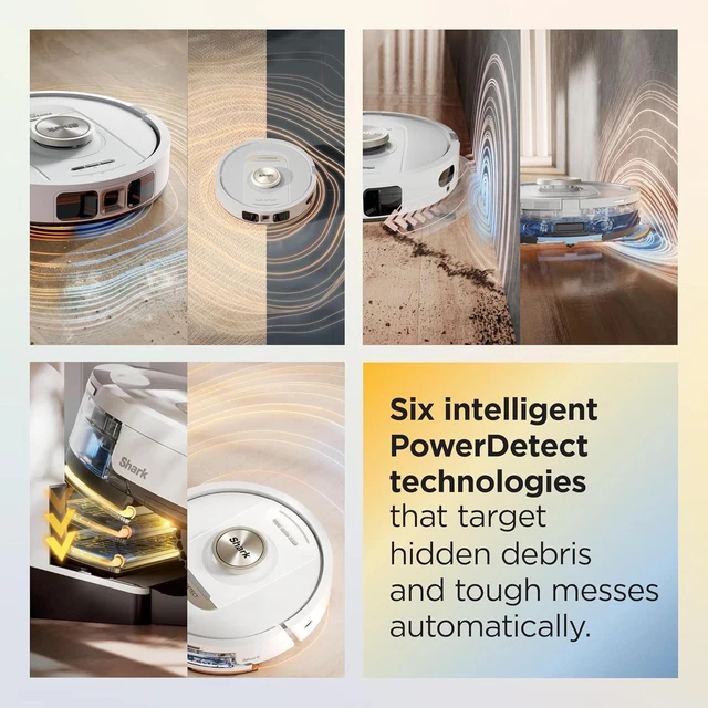 SHARK THERMACHARGED POWERDETECT Wet & Dry Robot Vacuum, Dirt Detect RRP ...