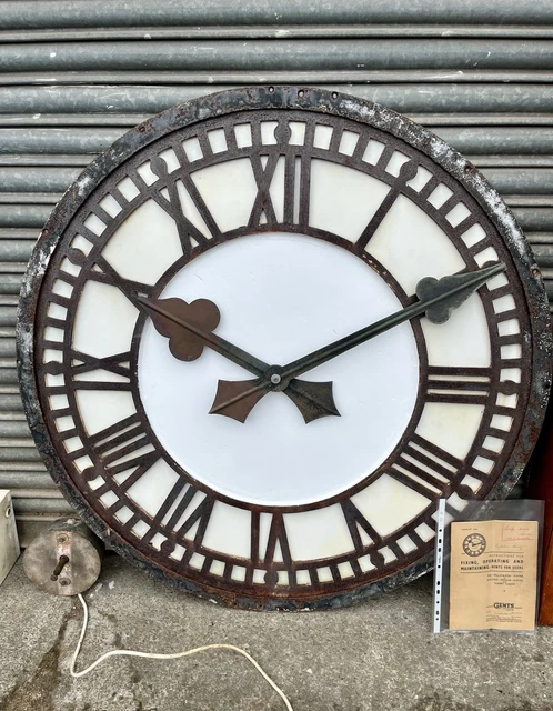 TURRET CLOCK CAST iron Clock face Tower Clock Gents of Leicester ...