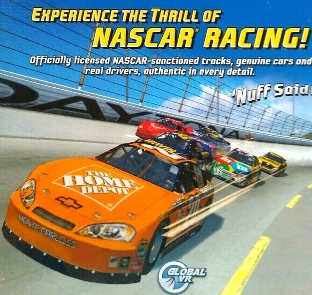 NASCAR RACING ARCADE FLYER Original Video Game Art Print EA Sports £16. ...