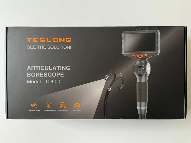 BRAND NEW TESLONG Two-Way Articulating Inspection Camera - TD500 £199. ...