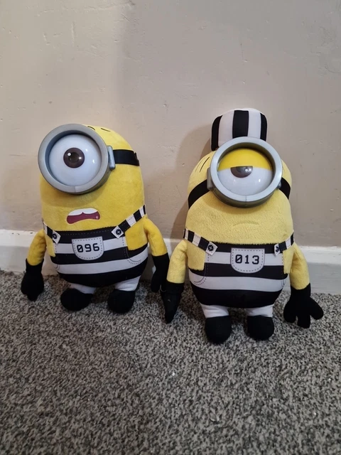 MINION PLUSH STUFFED Toy Jail/Prison Inmate Despicable Me 3 Bundle £12. ...
