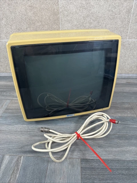 VINTAGE 1982 BMC BM-12ES 12" INCH GREEN CRT Monitor Screen BBC Micro ...