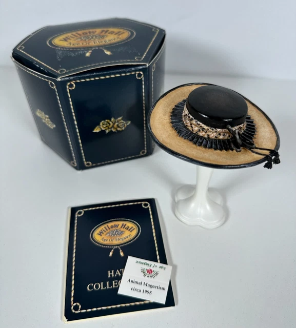 WILLOW HALL AGE of Elegance Hat Collection 'ANIMAL MAGNETISM' With ...