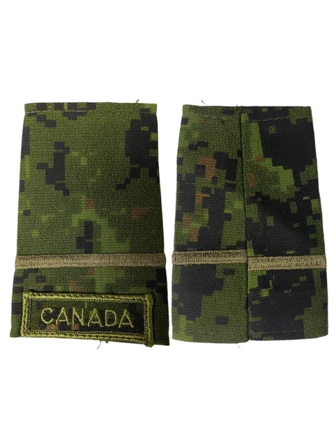 CANADIAN ARMED FORCES Cadpat Rank Epaulets Army - Officer Cadet $5.99 ...
