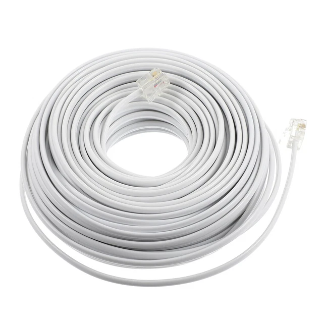CABLE FIJO RJ11 cable telefónico línea telefónica con señal clara ...