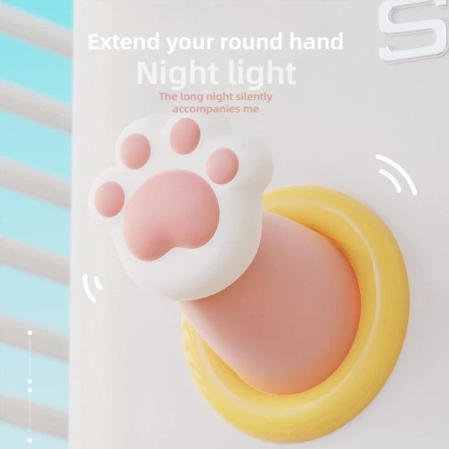 CAT NIGHT LIGHT for Kids Cat-paw Night Light for Kids, Cute LED Cat ...