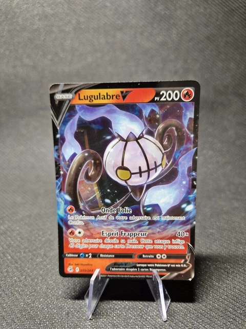 CARTE POKEMON LUGULABRE 039/264 V Ultra Rare Epée et Bouclier 8 EB08 FR ...
