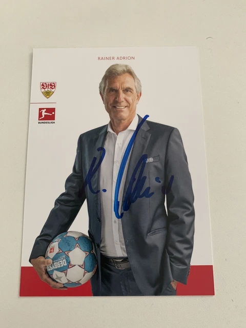 AUTOGRAMMKARTE VON RAINER Adrion VfB Stuttgart 2023/2024 23/24 EUR 4,10 ...