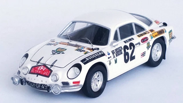MODEL CAR SCALE 1:43 Trofeu Alpine A110 Rally Monte Carlo 1973 Drives ...