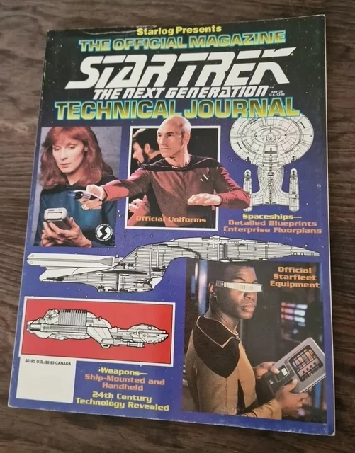 STARLOG STAR TREK The Next Generation TNG Technical Journal 1992 ...