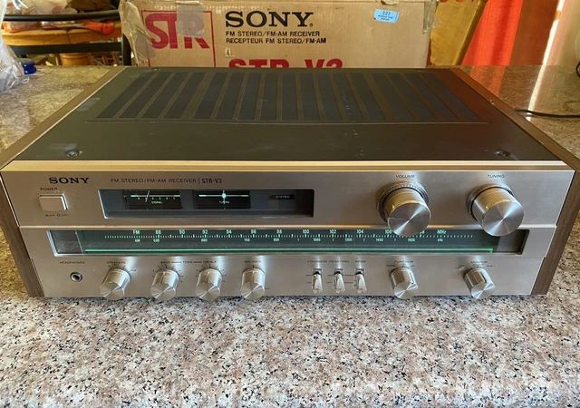VINTAGE SONY STR-V3 Stereo 2.0 Channel FM-AM Receiver £186.48 - PicClick UK