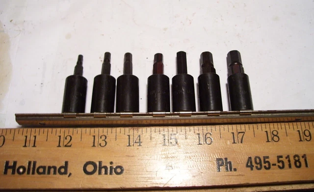 VIM TOOLS IMPACT-VM6 Half Cut Stubby Metric Hex Set 3/8" Square Drive, 8 Pc SET $22.17 - PicClick CA