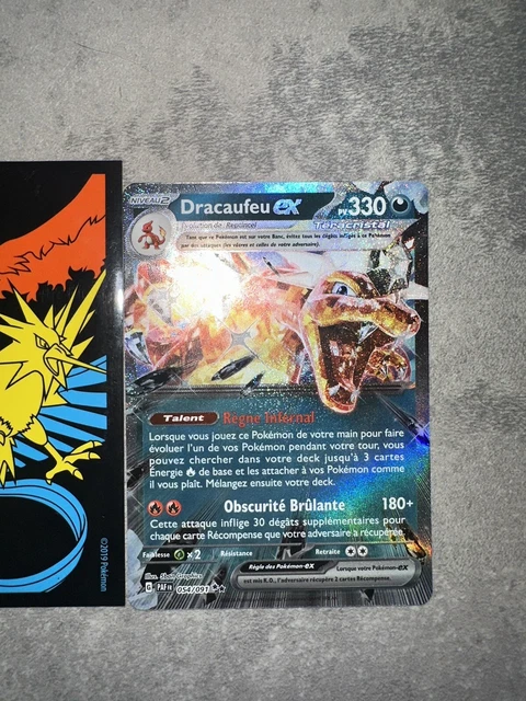 CARTE POKÉMON DRACAUFEU EX 054/091 EV4.5 PAF Destinées à Paldea NEUF EUR 5,00 - PicClick FR