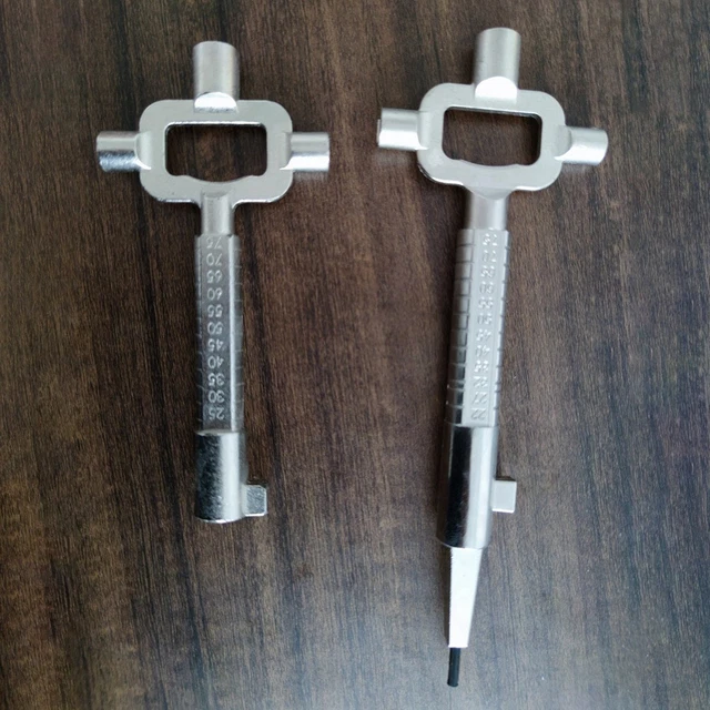 6 IN 1 Lock Cylinder Measuring Tools Building Keys and Locksmith Lock ...