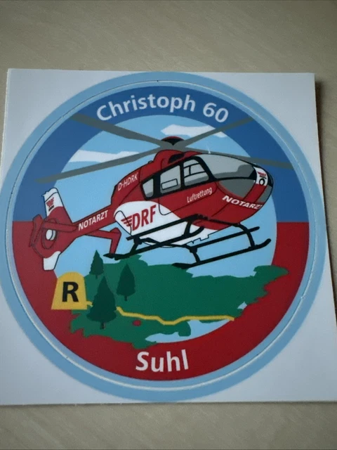 AUFKLEBER LUFTRETTUNG DRF Christoph 60 EUR 5,00 - PicClick DE