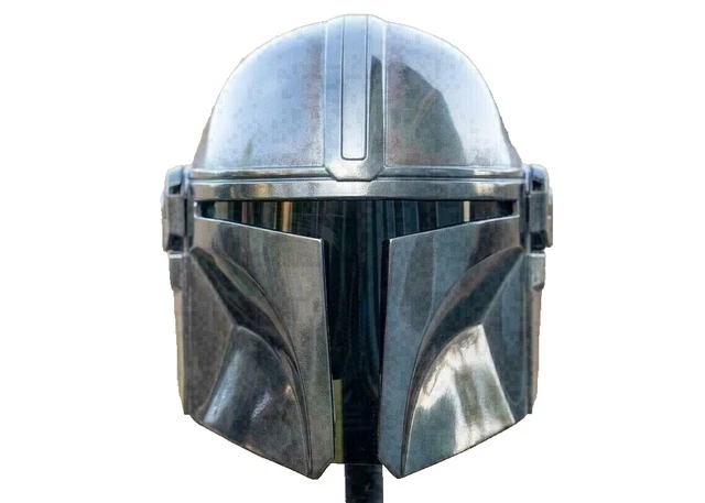 18 GAUGE STEEL Medieval Mandalorian Helmet - The Mandalorian Star Wars Boba Fett £144.20 ...